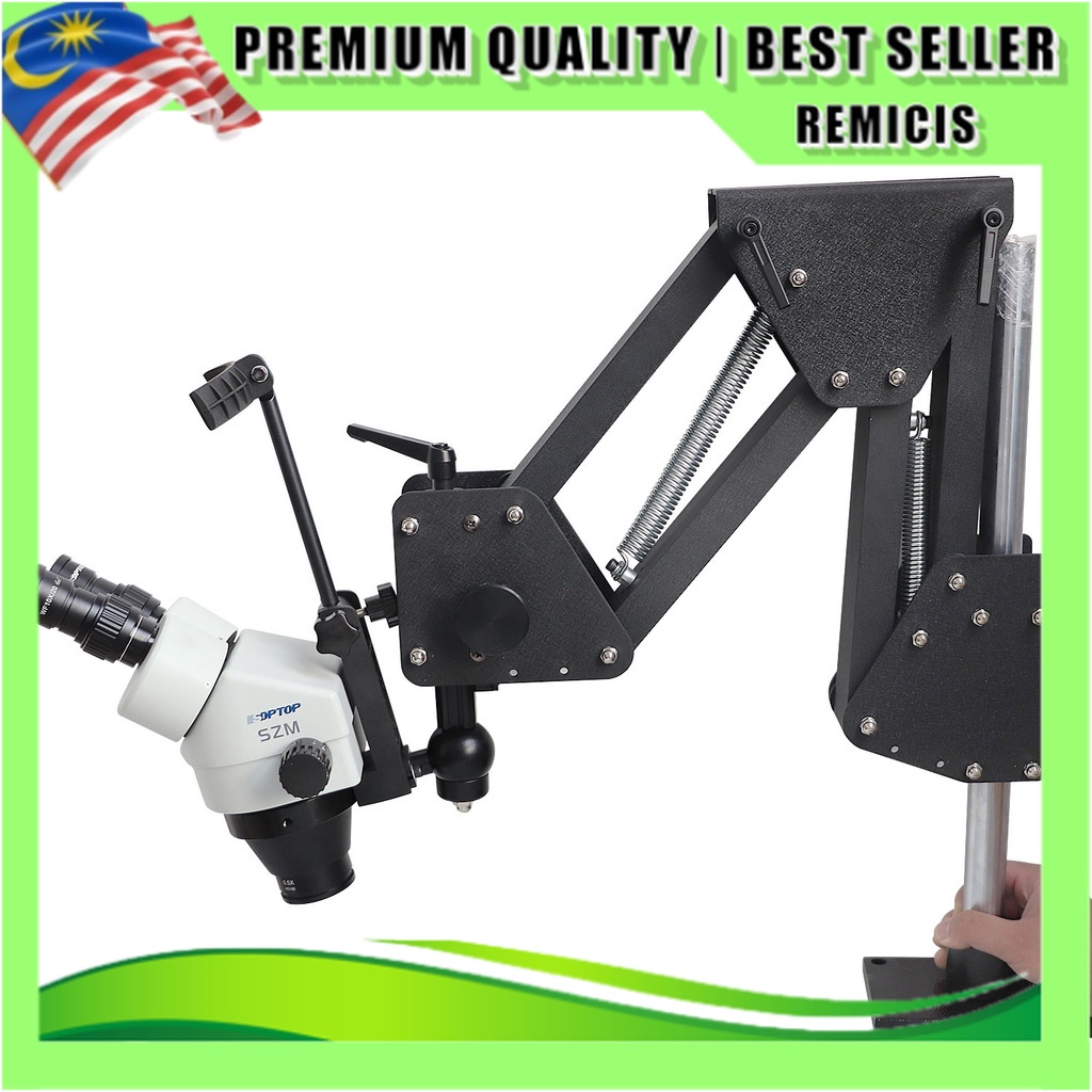 7X-45X Micro Inlaid Mirror Multi-Directional Microscope With Spring ...