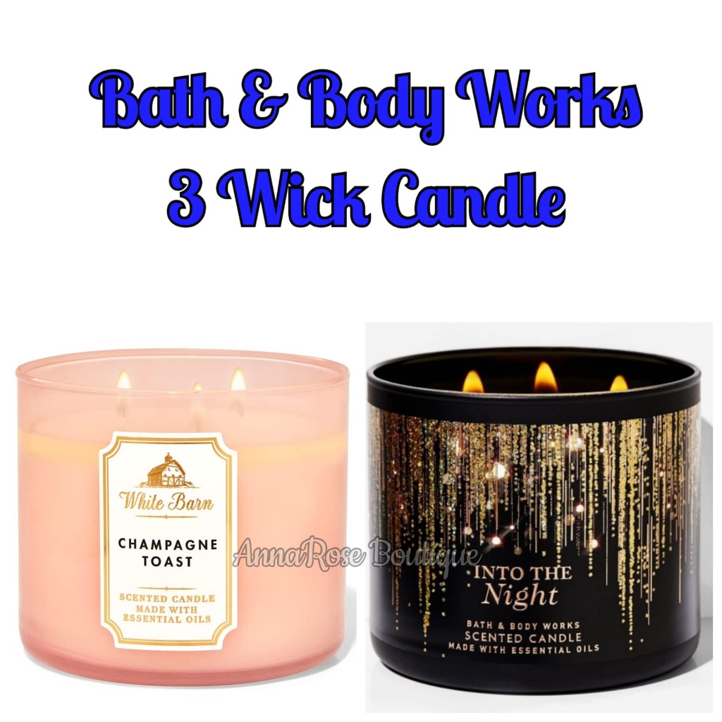 🔥READY STOCK🔥 Bath and Body Works 3 Wick (100% Original) | Shopee Malaysia