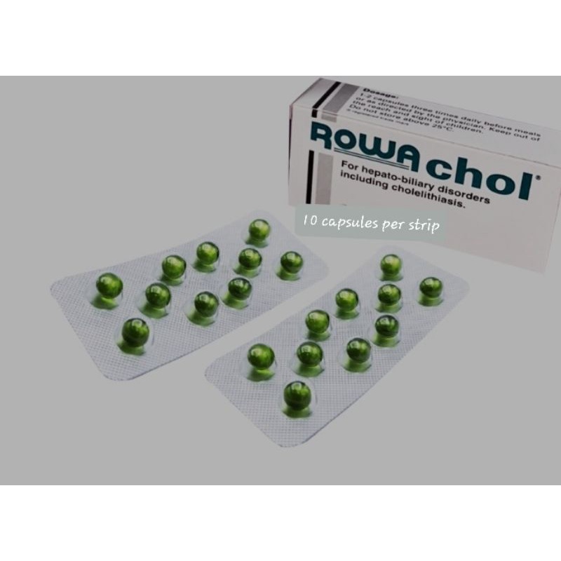 Rowachol Capsules 10's (Hempedu Batu Karang / Gall Stone) | Shopee Malaysia
