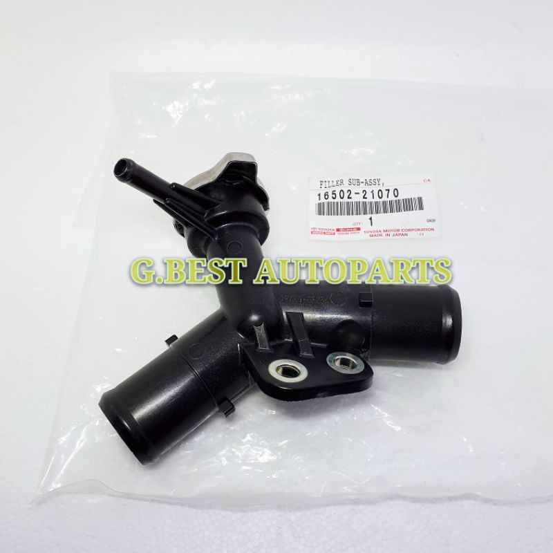 TOYOTA ORIGINAL RADIATOR JOINT WITH RADIATOR CAP VIOS NCP93 16502-21070 ...