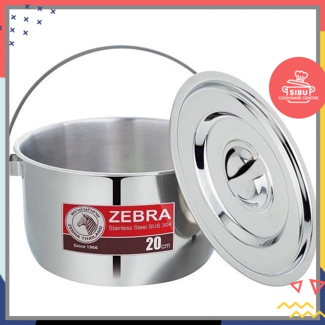 泰国斑马牌 Zebra Thailand 20cm Indian Pan with Handle | Shopee Malaysia