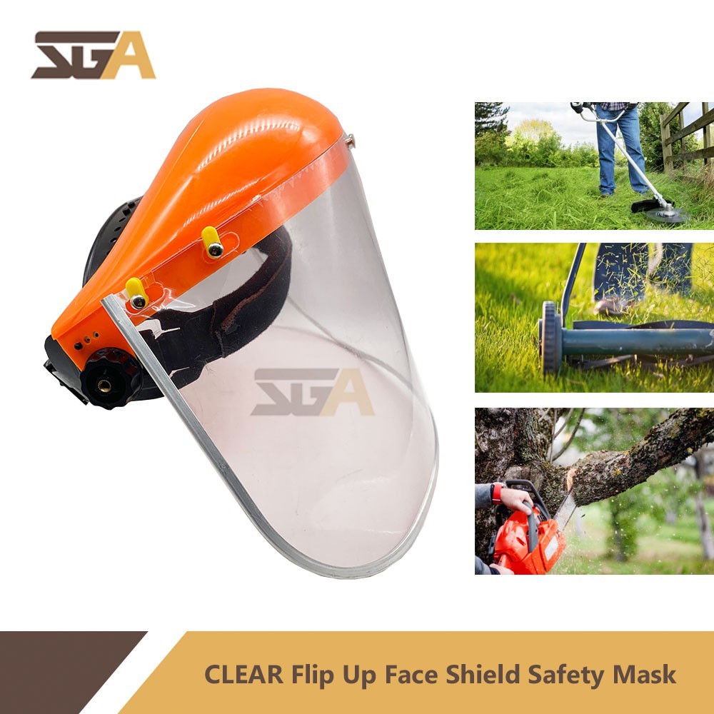 Face Mask Shield Visor Protector Clear Safety Protection Adjustable FOR ...