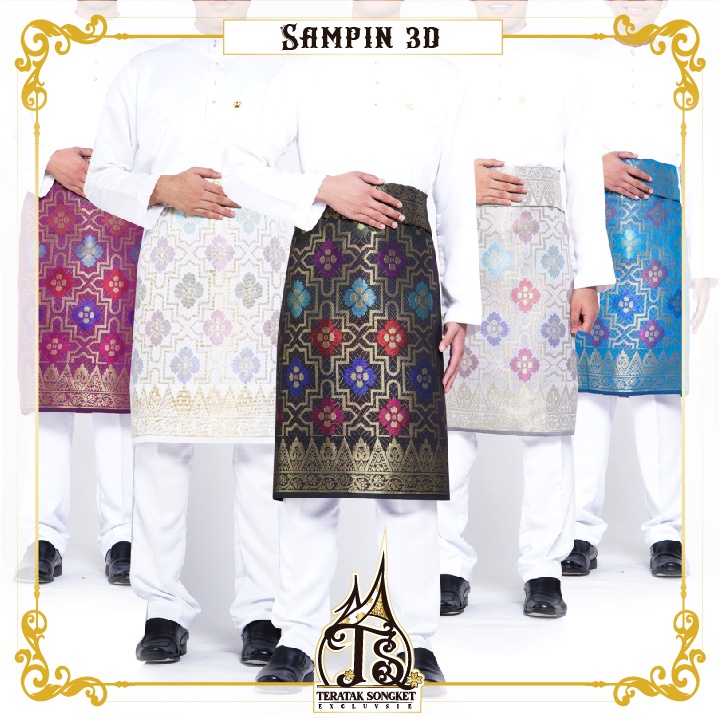 SAMPIN TENUN 3D EXCLUSIVE (BUNGA GEOMETRY) | Shopee Malaysia