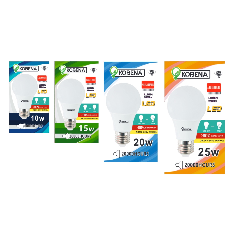 KOBENA 10W , 15W, 20W, 25W E27 LED LIGHT / LED BULB | Shopee Malaysia