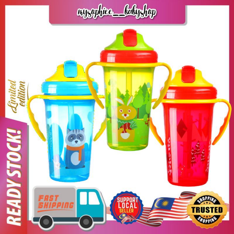 Botol Air Budak Botol Air Baby Water Bottle With Straw Botol Air Straw ...