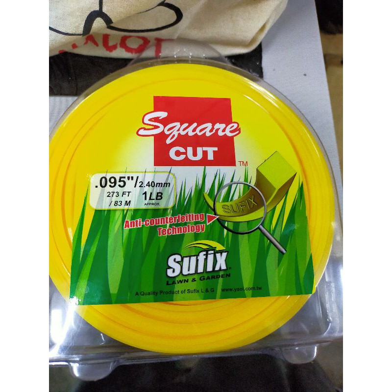 sufix 1LB, sufix 1 pound, nylon tali potong rumput kualiti baik ...
