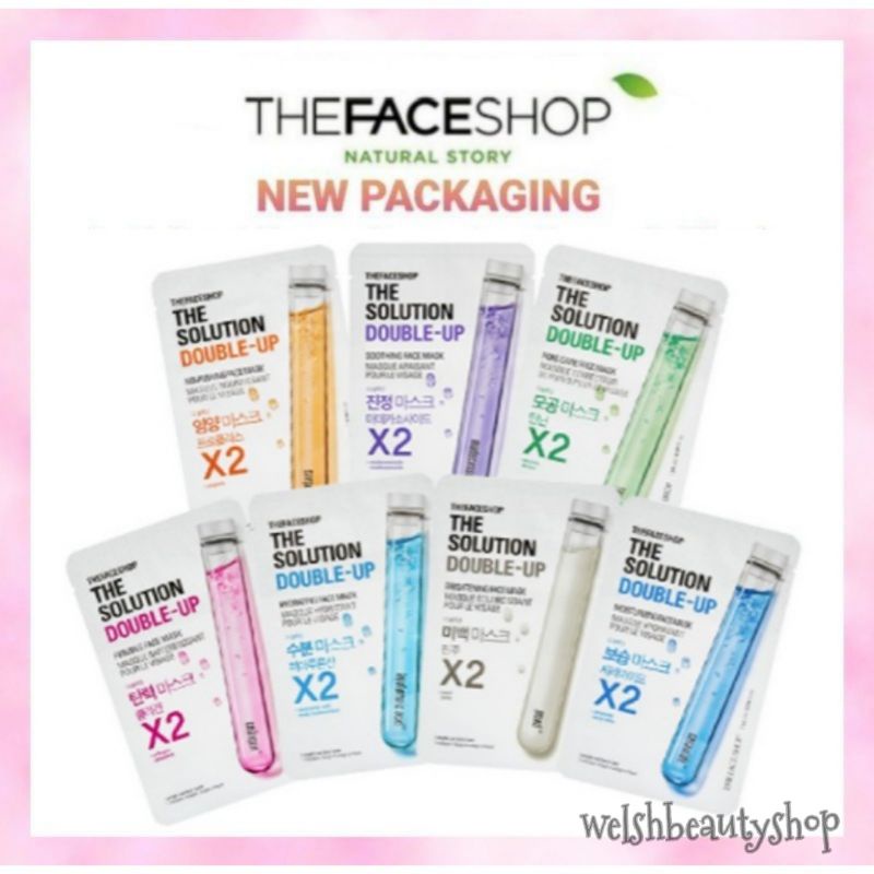🔥THE FACE SHOP🔥 The Solution Mask (1 Sheets) | Shopee Malaysia