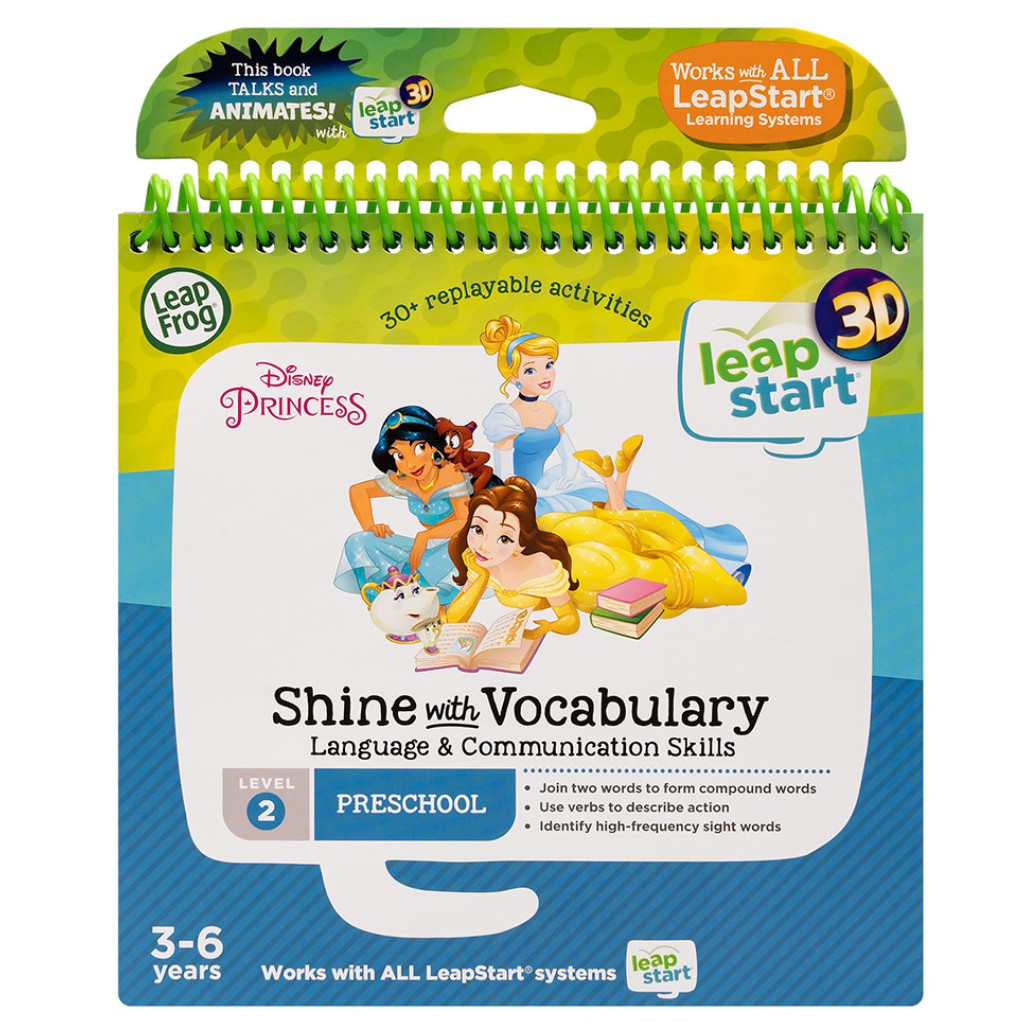 LeapFrog Leapstart Book : Disney Princess Shine with Vocabulary ...