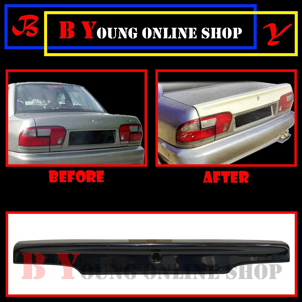 PROTON WIRA SALOON WIRA SEDAN SPOILER OE REAR SPOILER ITIK (ABS) SKIRT ...
