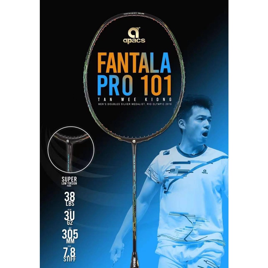 Apacs Fantara Pro 101 Tan Wee Kiong (100% Original) | Shopee Malaysia