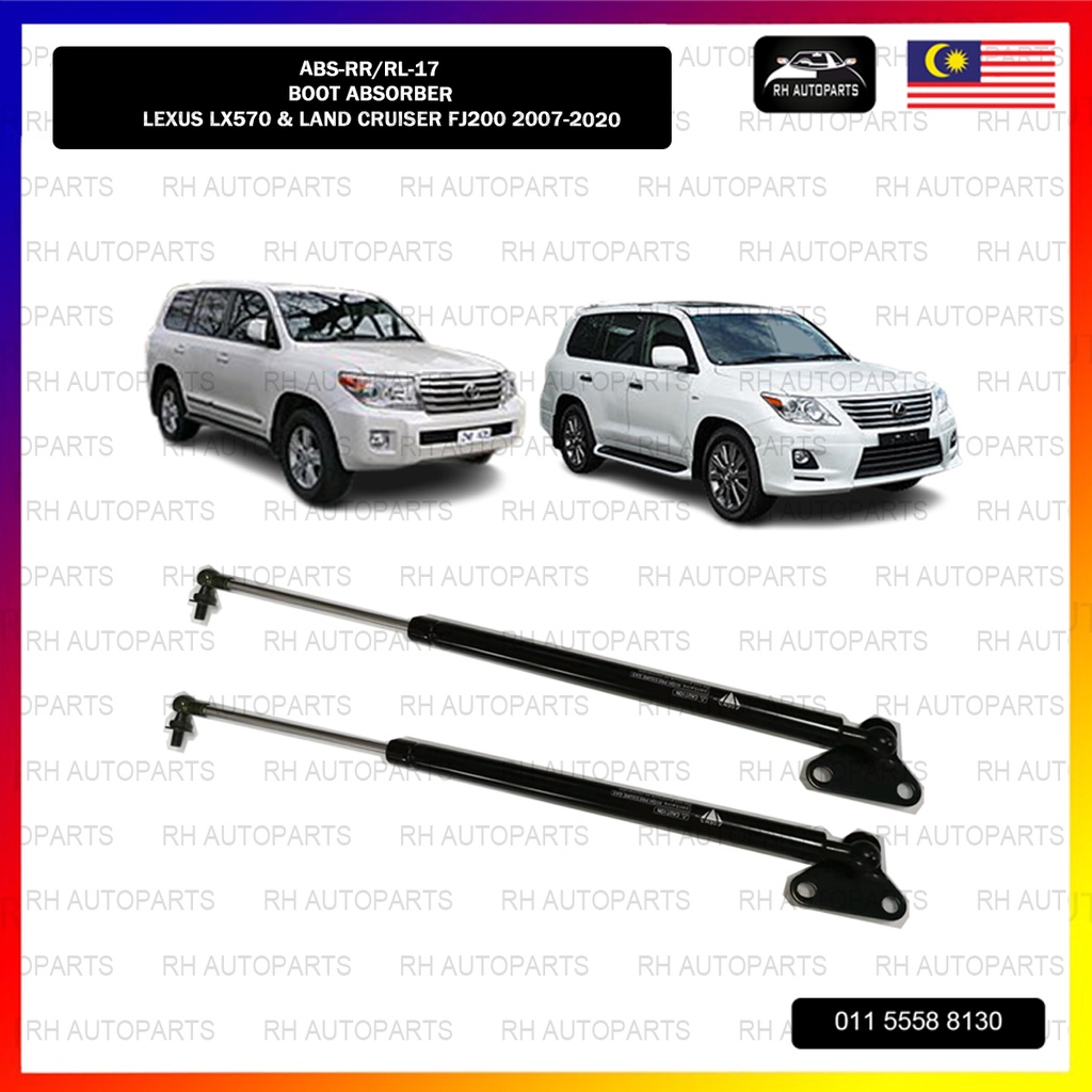 Lexus LX570 Land Cruiser FJ200 Rear Front Bonnet Damper Rear Boot ...