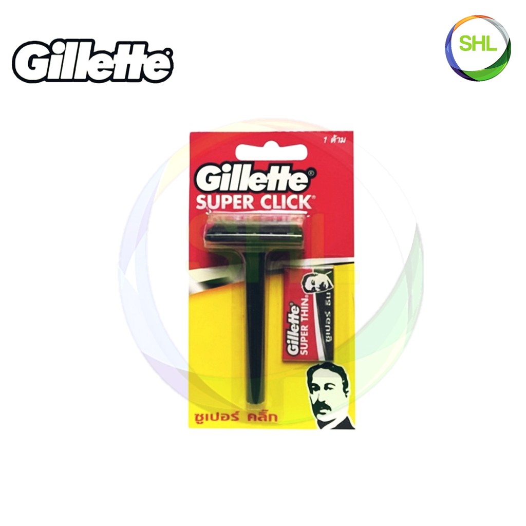 Pisau Cukur 1's Gillette Super Click Refillable Razor c/w blade (1set ...