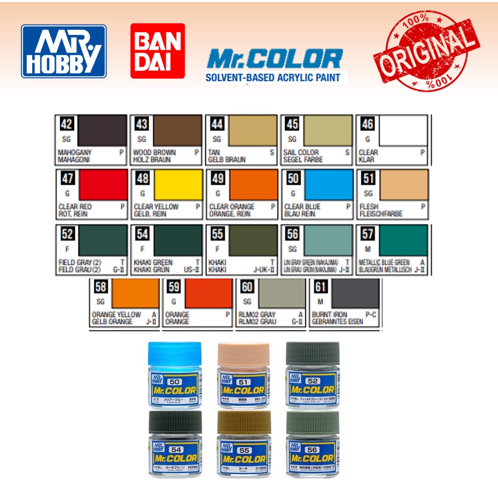Mr Hobby Mr Color Gundam Color C41-65 Solvent Based Acrylic Paint ...