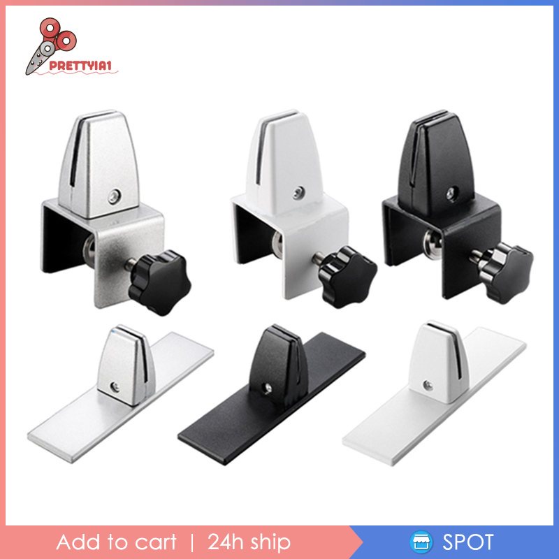 [PrettyiadaMY] Office Desktop Partition Bracket Screen Clamp Clips ...