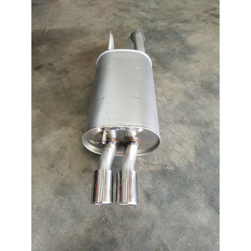 Proton Waja / Wira Twin Tip Double Tip Dual Pipe Original Sound Rear ...