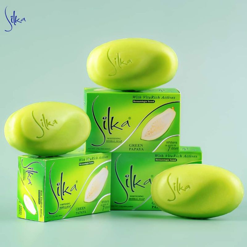 Silka Green Papaya Soap 90g | Shopee Malaysia