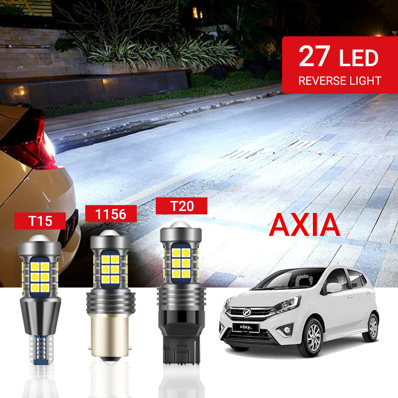 [PERODUA] Axia 27LED Car Reverse Light Bulb Flash & Non Flash T15 T20 ...