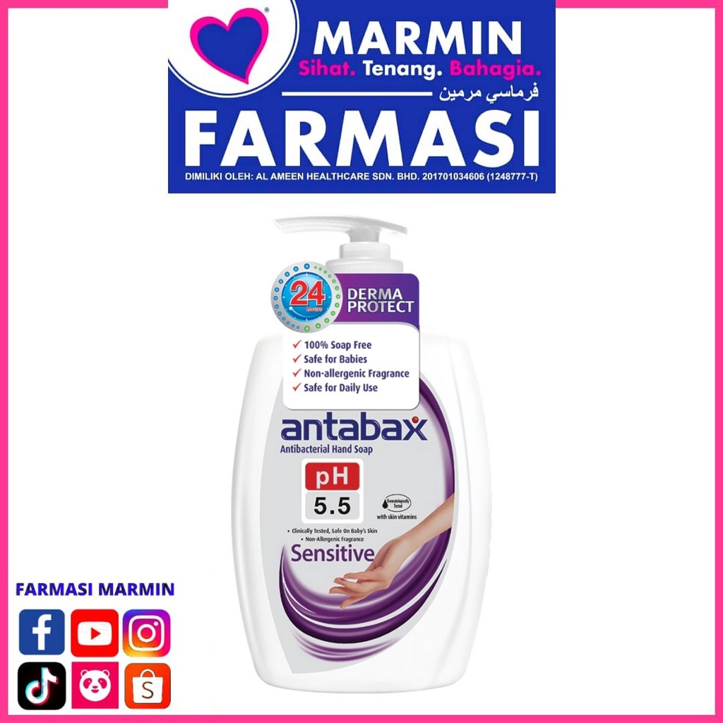 ANTABAX ANTIBACTERIAL HAND SOAP - SENSITIVE (400ML) | Shopee Malaysia