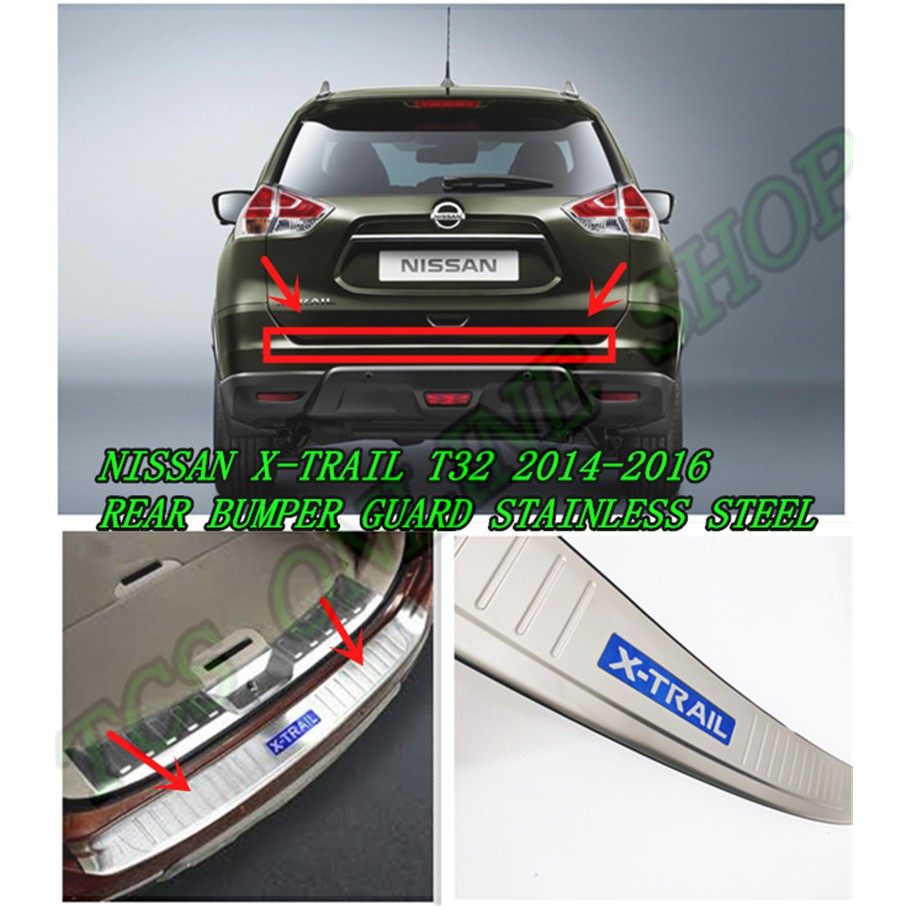 NISSAN XTRAIL (X-TRAIL) T32 2014-2016 X TRAIL Rear Bumper Guard Trunk ...