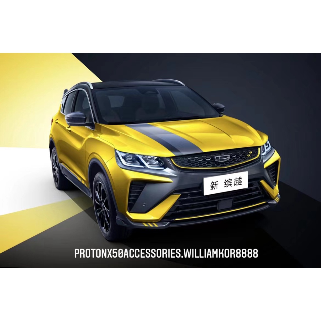 2021 PROTON X50 CONVERT TO FACELIFT BODYKIT GEELY BINYUE FACELIFT ...