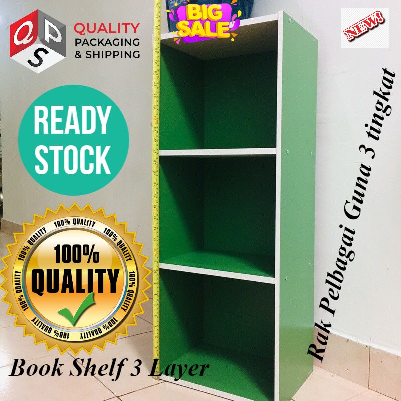 3 layers wooden rack shelf - rak kayu 3 tingkat | Shopee Malaysia