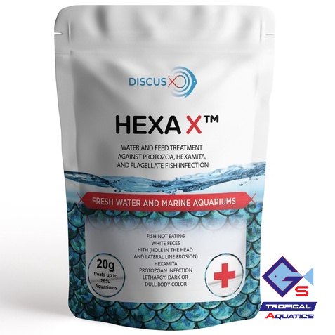 HEXA X 20g WATER AND FEED TREATMENT/FISH MEDICINE/UBAT IKAN/HEXAMITA | Shopee Malaysia