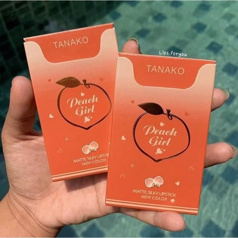 PHILIPPINES No.1 Tanako Peach Girl Matte Silky Mini Lipstick Set ...