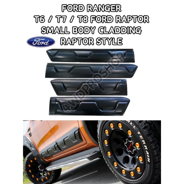 Door Molding Body Cladding FOR FORD RANGER WILDTRAK 2012+ 2015+ 2018 ...