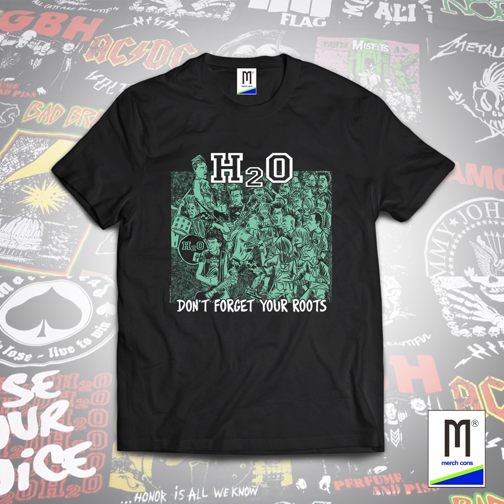 T-shirt BAND H2O TAG MERCHCONS SIZE Outside | 110 | Shopee Malaysia