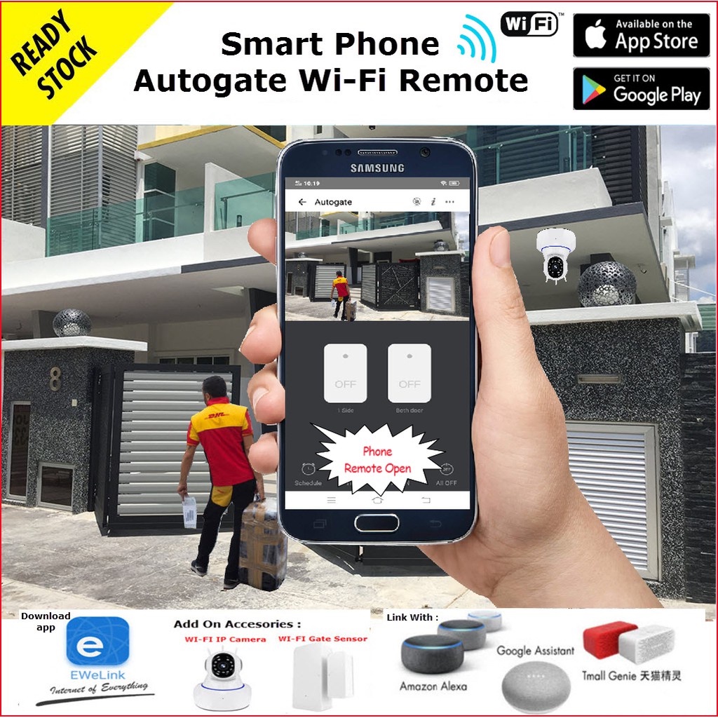 Smart WiFi Autogate Remote Controller System Installation Available ...