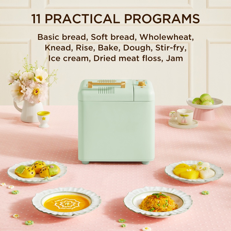 Petrus Bread Maker Machine 1.5LB Multi-Functional With Auto Fruit-Nuts Dispenser 11 Menu PE8899 ...