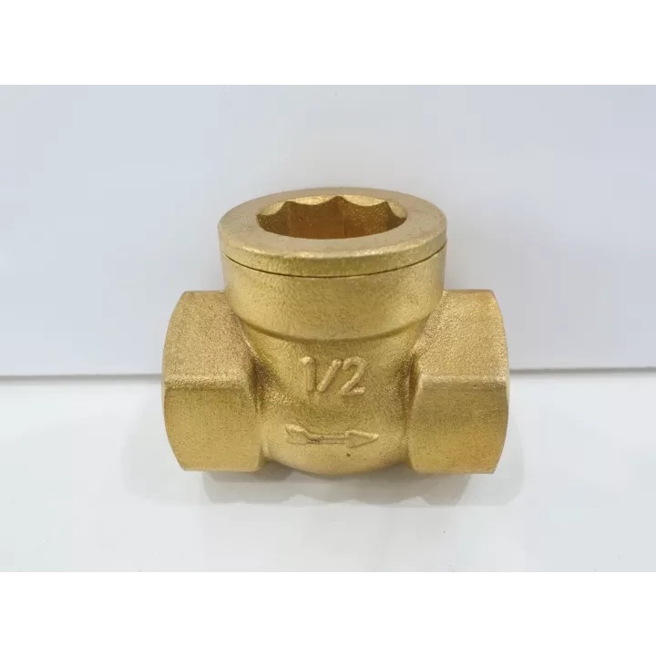 Brass Horizontal Check Valve DN15(1/2") | Shopee Malaysia