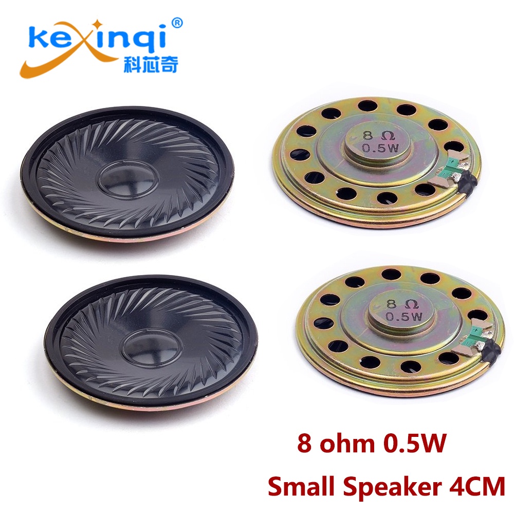 10PCS/lot 8 ohm 0.5W Horn Speaker Diameter 40MM 4CM Mini Ultra-thin ...