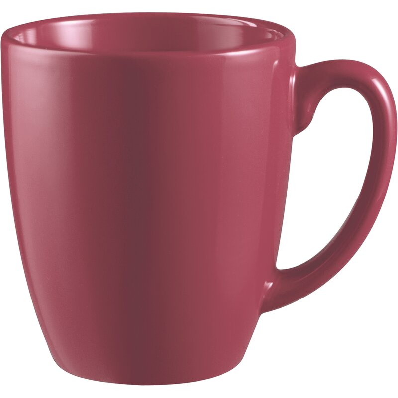 (Ready Stock) Corelle Maroon Stoneware Mug | Shopee Malaysia