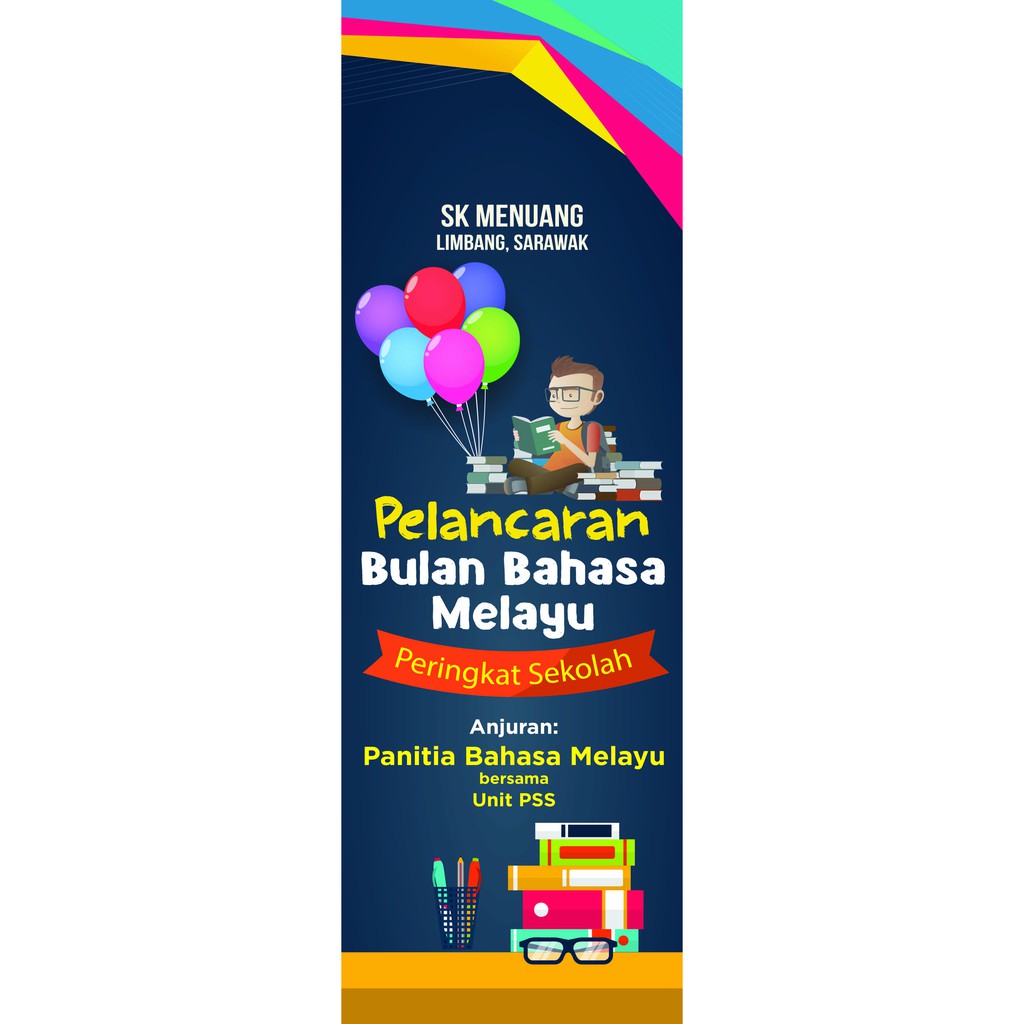 Bunting Program Sekolah (Edit nama & Cetak) | Shopee Malaysia