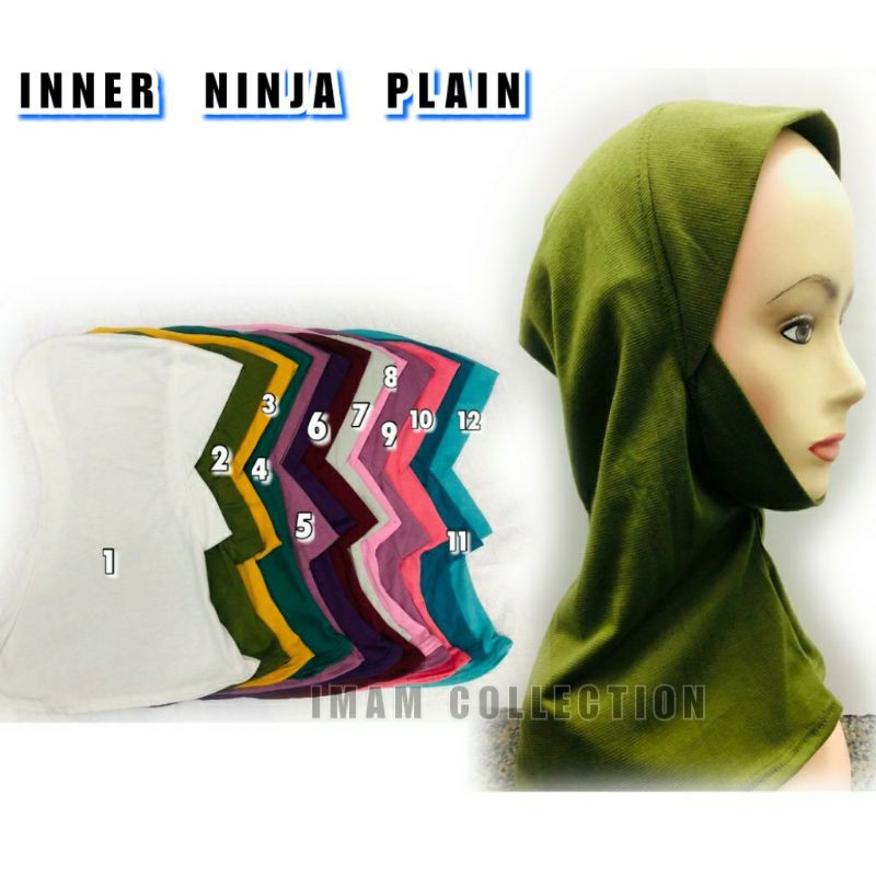 INNER NECK NINJA PLAIN | Shopee Malaysia