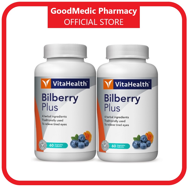 Vitahealth Bilberry Plus (2x60s/60s) - Exp 07/2024 | Shopee Malaysia