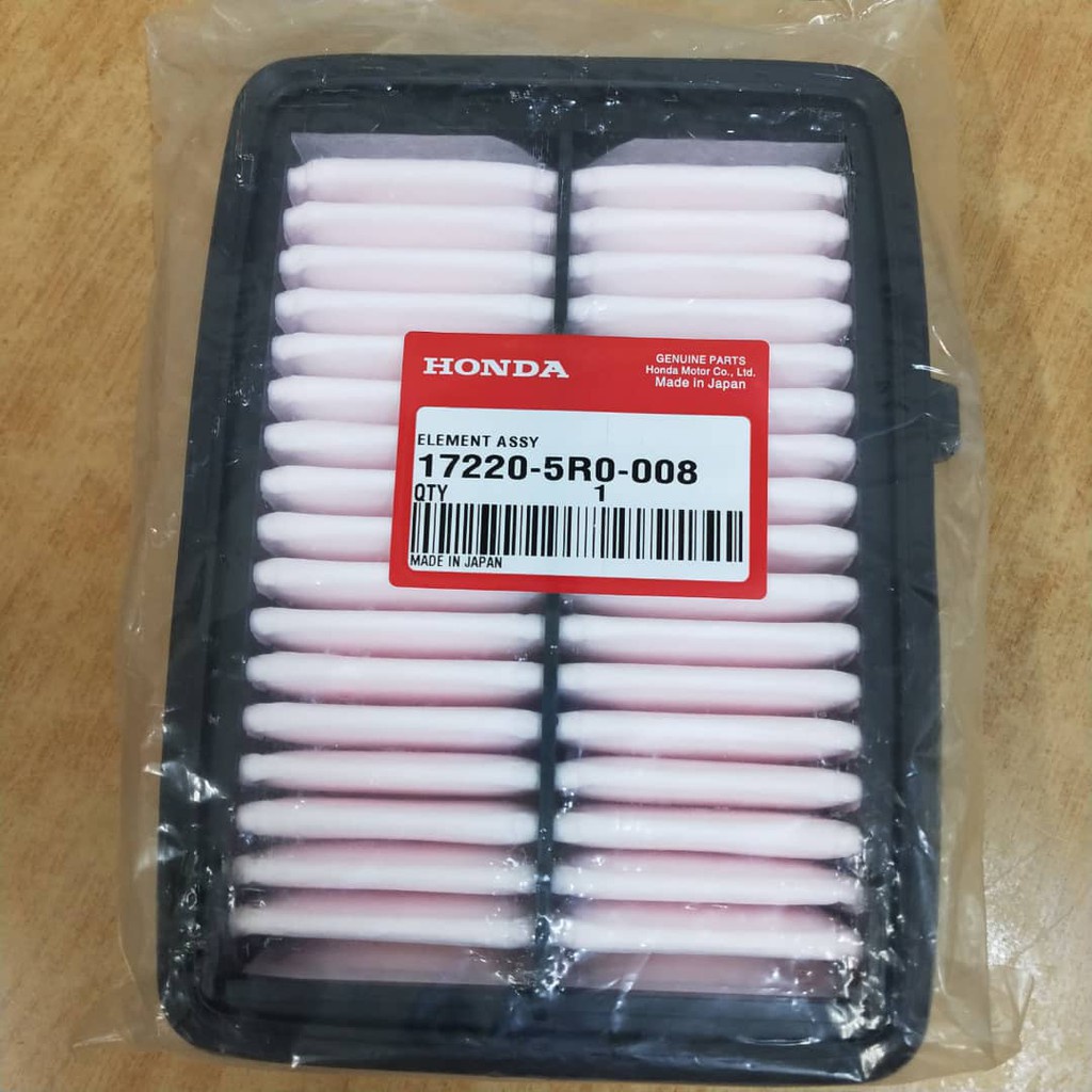 Honda City T9a Hybrid Too Jazz T5a Hrv T7a Air Filter 17220-5R0-008 ...