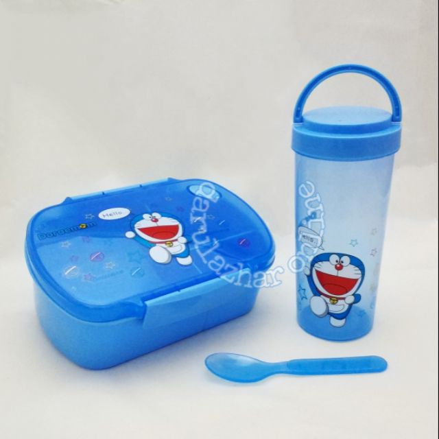 🌟 READY STOCK 🌟 Kids School Compartment Lunch Box Tumbler Set Bekas ...