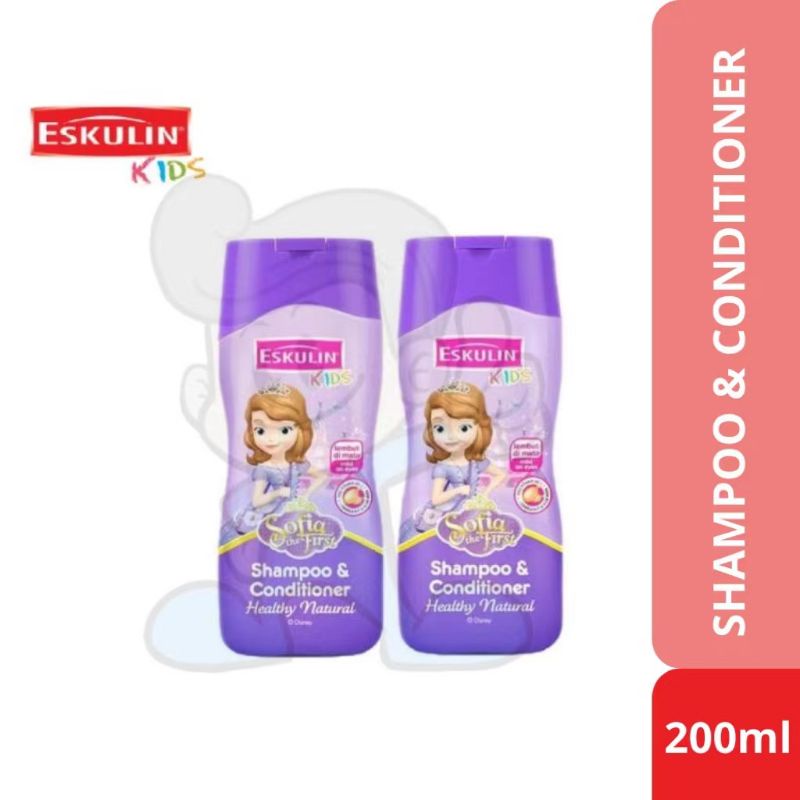 Eskulin Disney Kids Princess & Mickey Shampoo And Conditioner 200ml ...