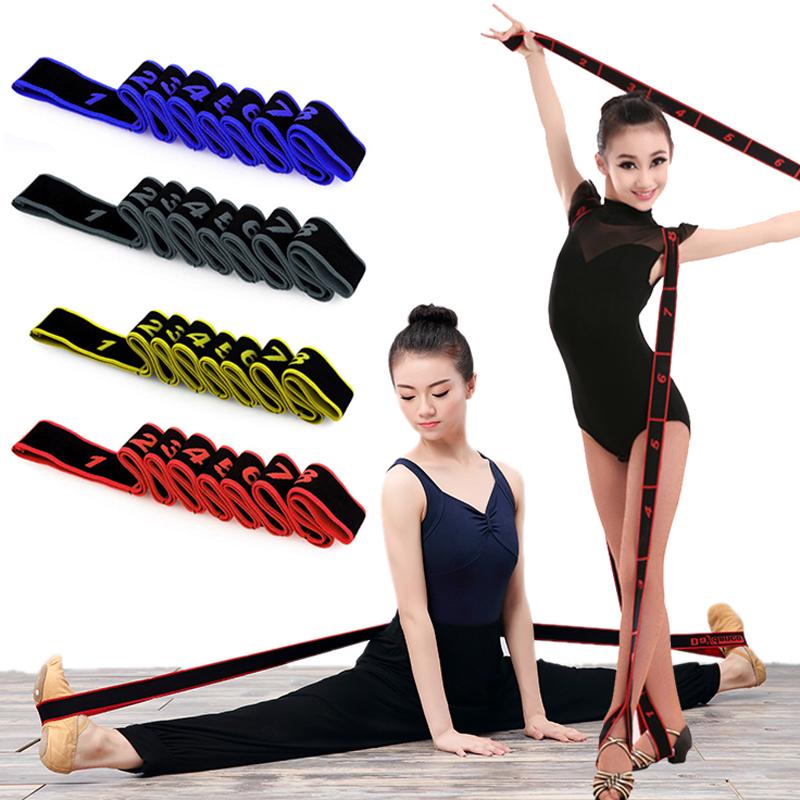 Stretch Exercise Training Stretching Band Yoga number loop 8 Latin ...
