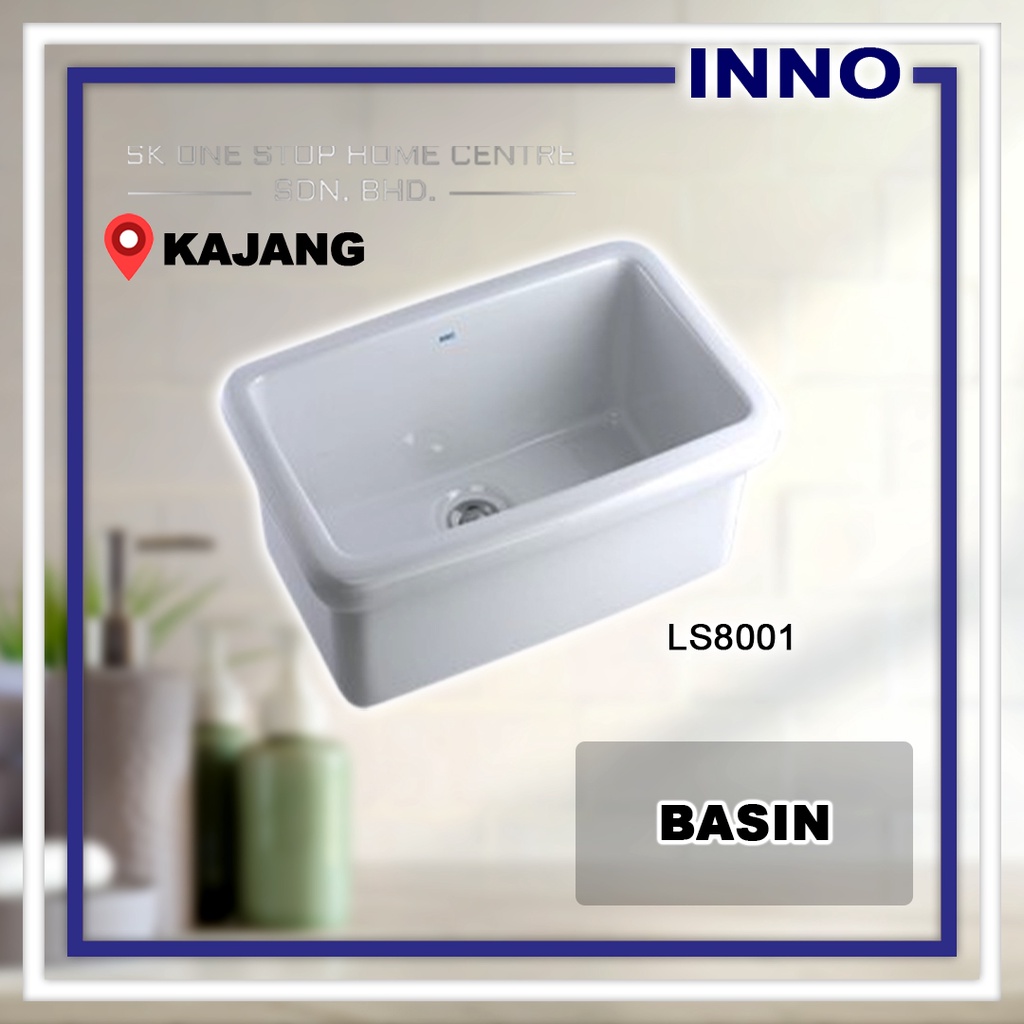 INNO Laboratory Sink / Ceramic Sink LS 8001 | Shopee Malaysia