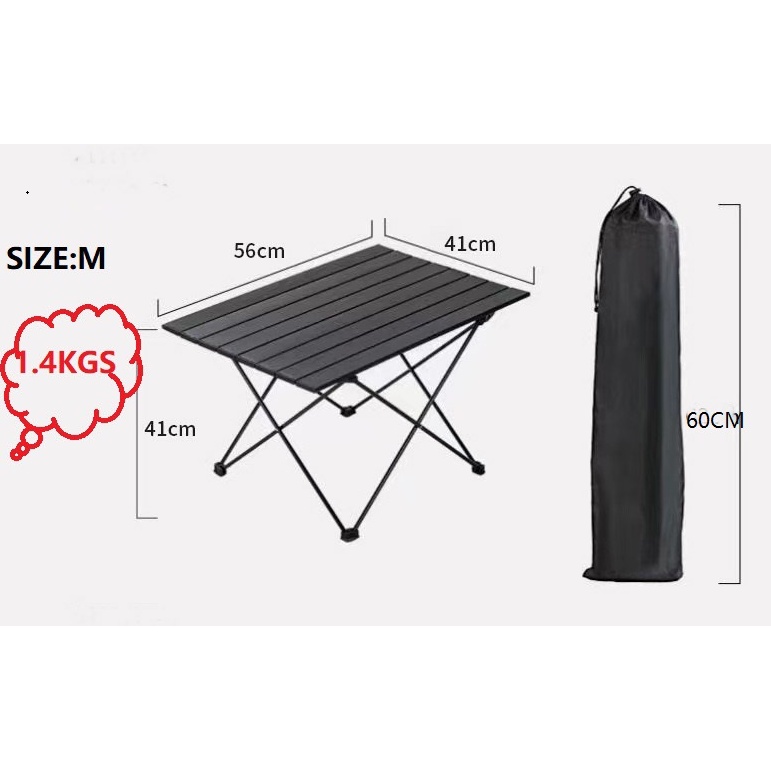 Meja camping Aluminium Folding Tables Foldable Camping table Outdoor ...