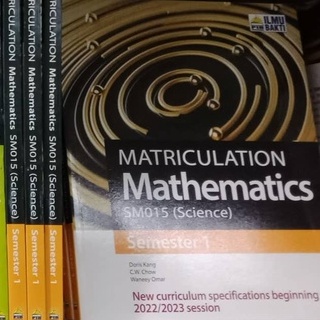 [Ilmu Bakti] Matrikulasi/Matriculation Textbook - Mathematics (Science ...