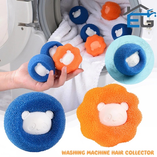 Reusable Washing Machine Hair Collector Magic Laundry Ball Anti Winding ...