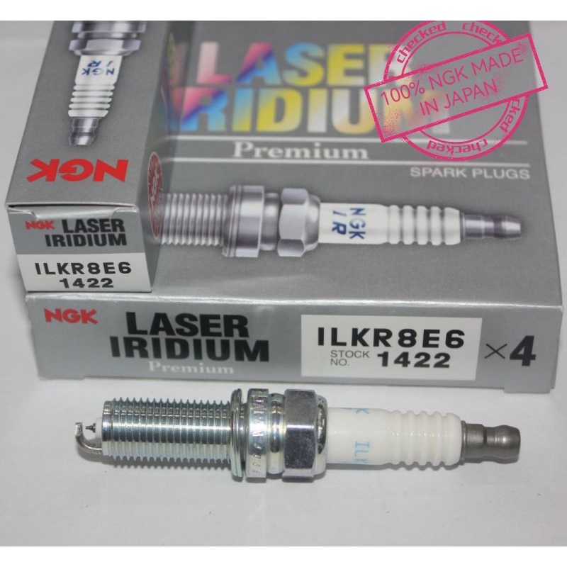 NGK SPARK PLUG ILKR8E6 Laser iridium - CZ4A MITSUBISHI LANCER EVO X ...
