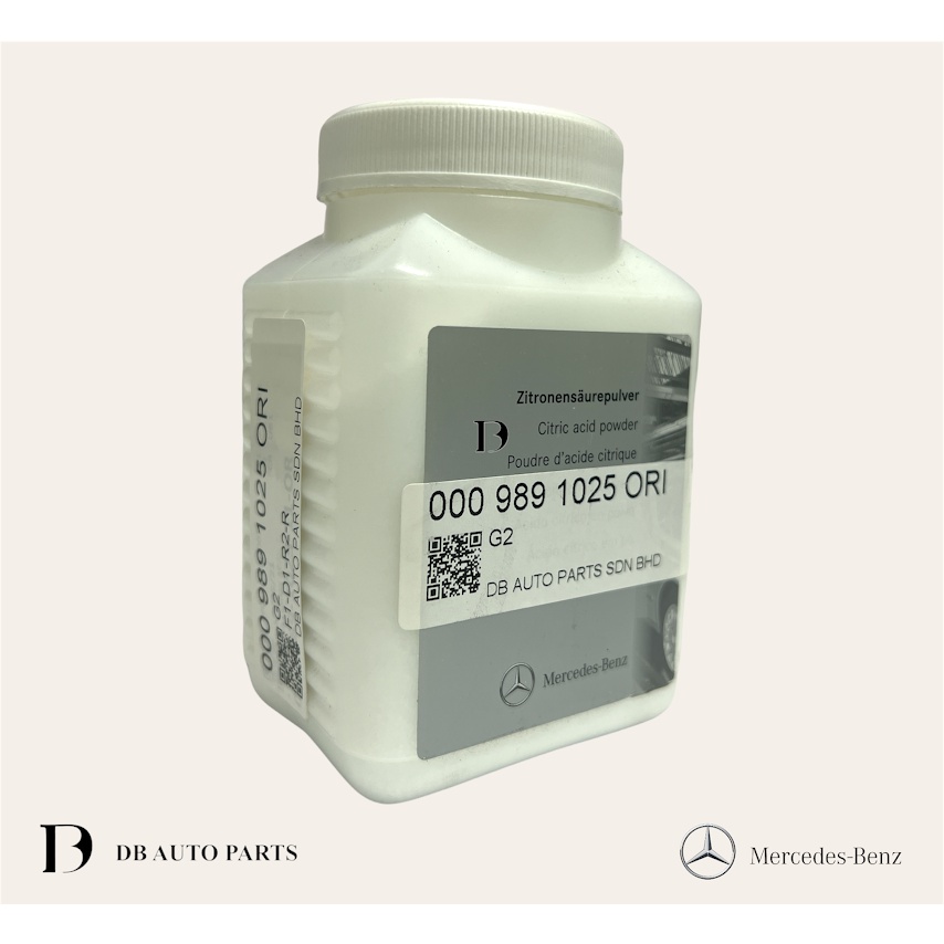 100% GEINUINE ORIGINAL MERCEDES BENZ CLEANING COMPOUND / CITRIC ACID ...