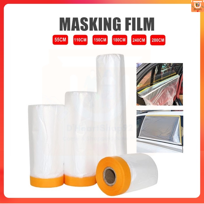🔥[READY STOCK]🔥Masking Film For Painting, Protective Covering & Dust ...