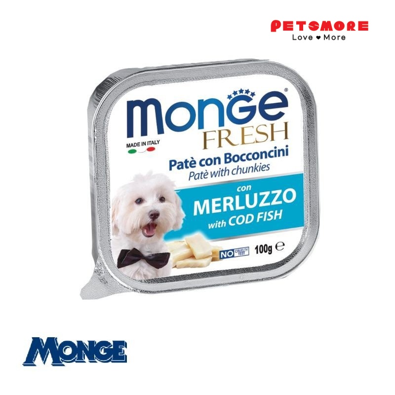 Monge Fresh Cod Fish Dog Wet Food (100g) | Shopee Malaysia