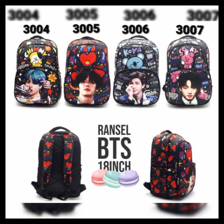Bts Bt21 Backpack (Cooky,Cimmy,Tata,Koya) | Shopee Malaysia